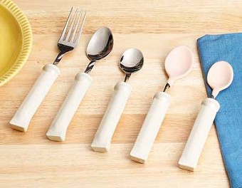 Adaptive Eating Utensils | Swivel Spoon | Weighted Silverware- ON SALE ...