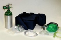 Emergency Oxygen Medical Kits, Carrying Cases & Masks