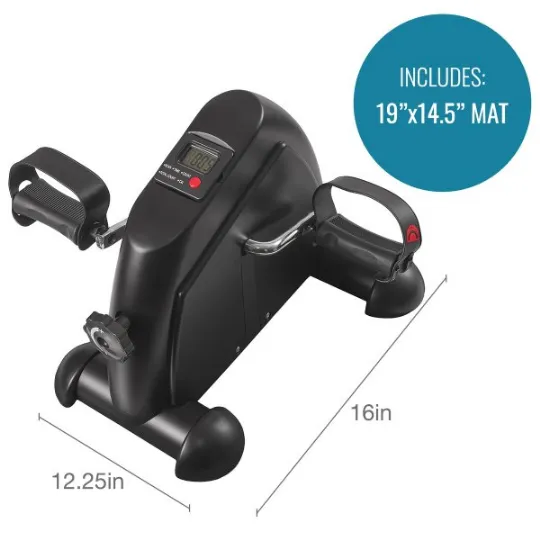 DMI Mini Exercise Bike Fitness Mini Cycle with Mat