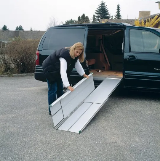 Stepless Portable Ramp System - Telescoping EasyFold