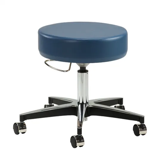 Aluminum Base 5-Leg Spin-Lift Stool - FREE Shipping