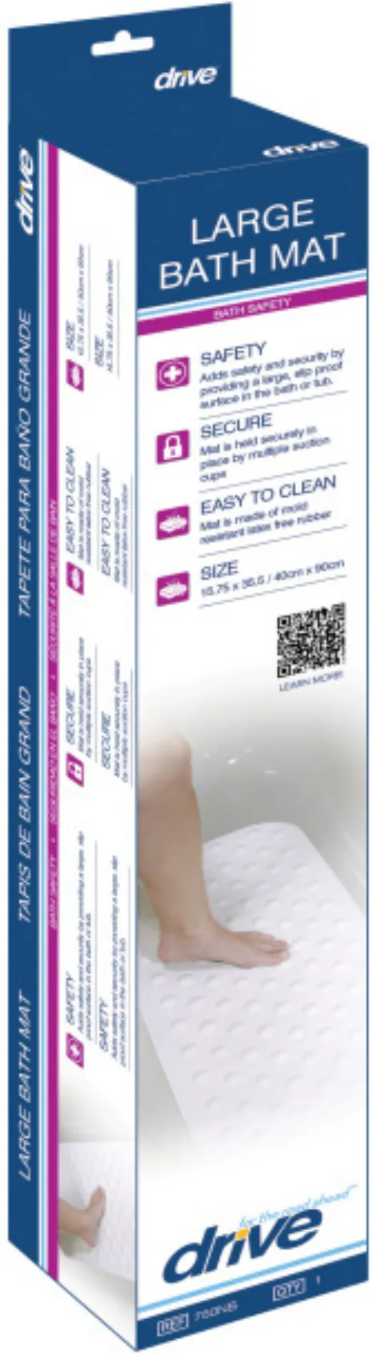 Large Fall-Prevention Bath Mat DISCOUNT SALE - FREE Shipping