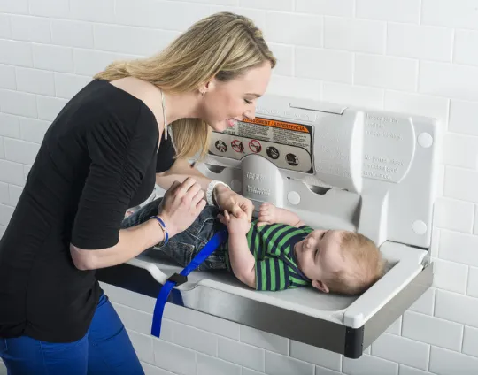 Foundations Stainless Steel Horizontal Baby Changing Stations