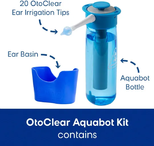 OtoClear Ear Irrigation System - Aquabot Kit by Bionix