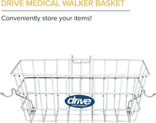 Drive Folding Walker Basket with Cup Holder