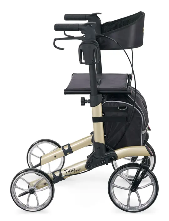 Comodita Tipo Petite and Classic Folding Walker Rollator with Accessory ...