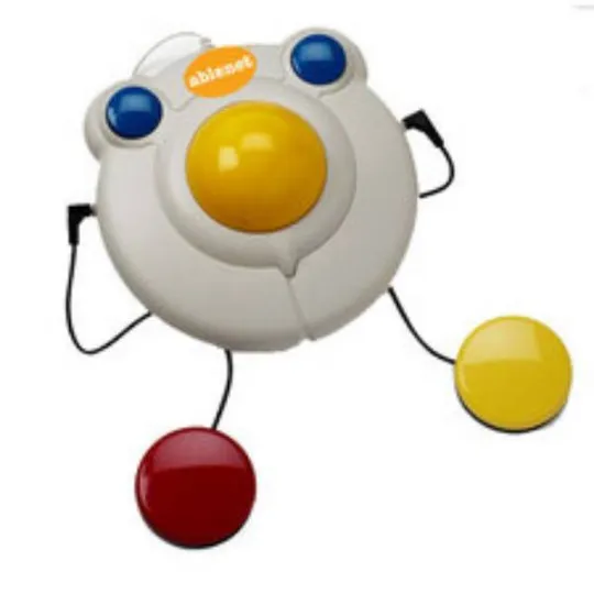 Ablenet BIGtrack Trackball Computer Mouse For Easy Cursor Control