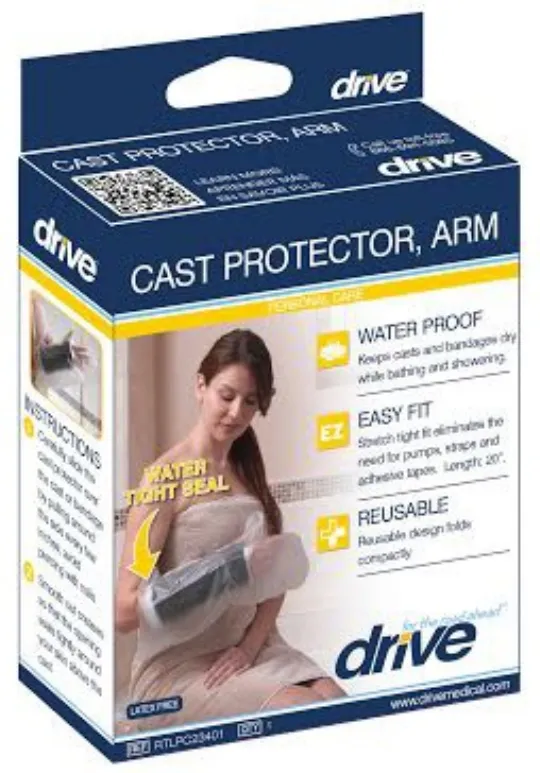 Drive Medical Waterproof Cast Protectors for Arms and Legs