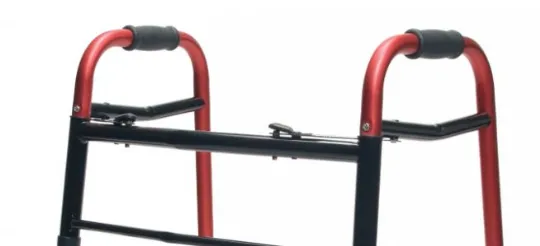 Lumex ColorSelect Folding Adult Walker with Wheels