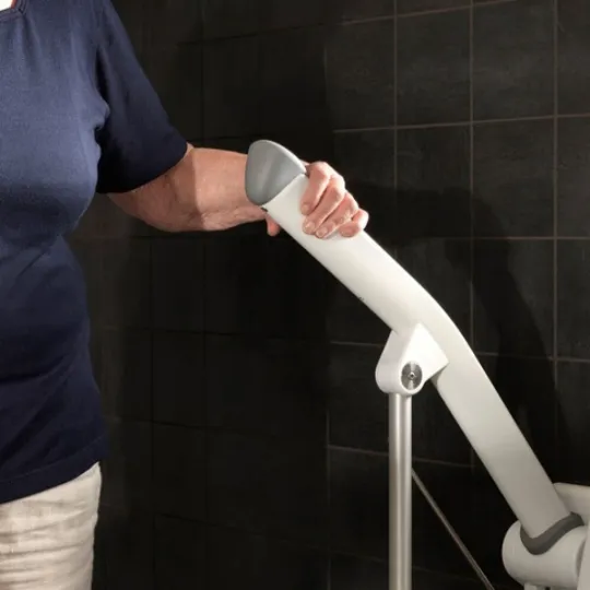 Rex Toilet Support Arm by Etac - Wall-Mounted