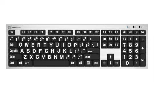 Slimline Large Print Keyboard by Logickeyboard