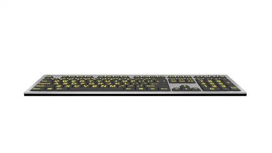 Slimline Large Print Keyboard by Logickeyboard