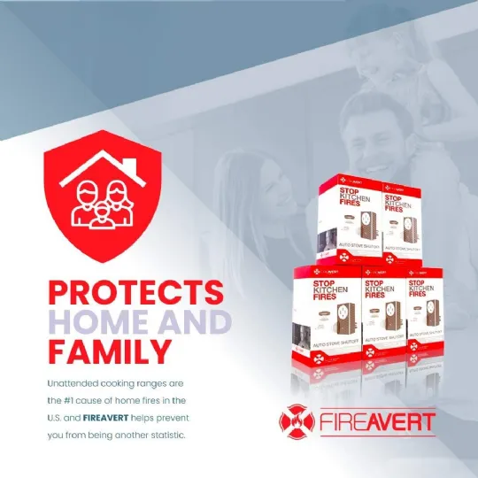 FireAvert Automatic Shut-Off Device for Stoves and Microwaves