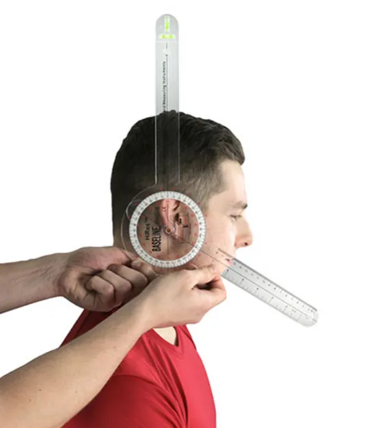 Baseline Absolute-Axis Plastic Goniometer with Built-In Level