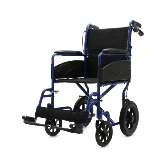 Companion Transport Chair with Fold Down Backrest by Rhythm Healthcare