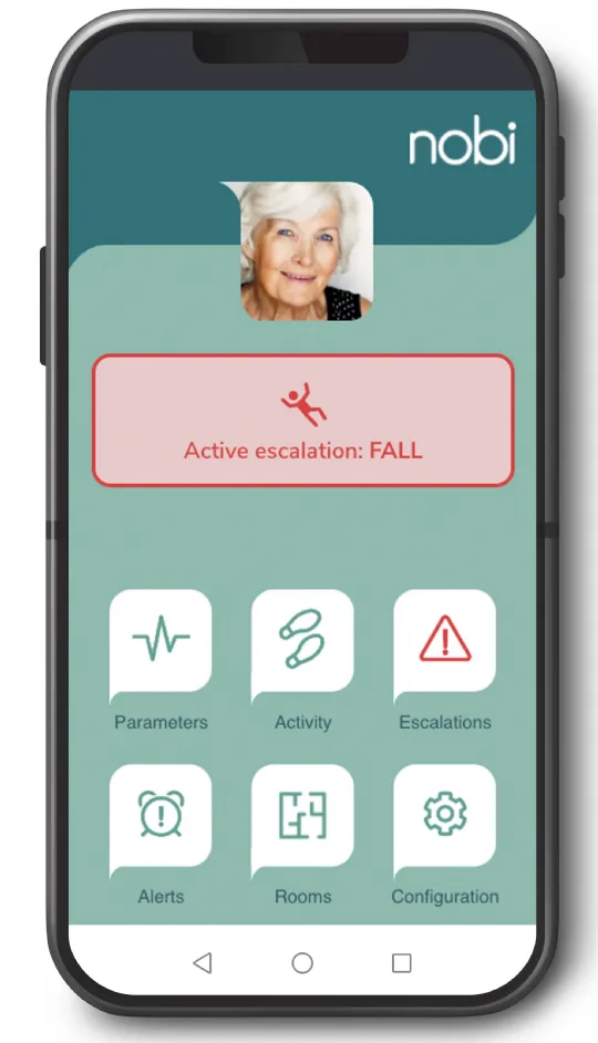 Nobi Smart Lamp System for Aging in Place