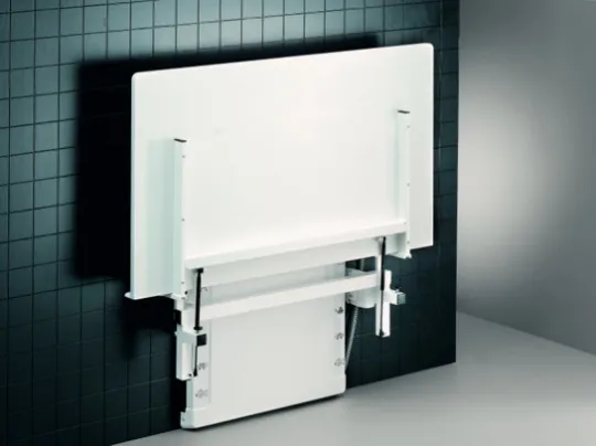 Pressalit Care Giraffe Wall Mounted Adjustable Height Changing Table