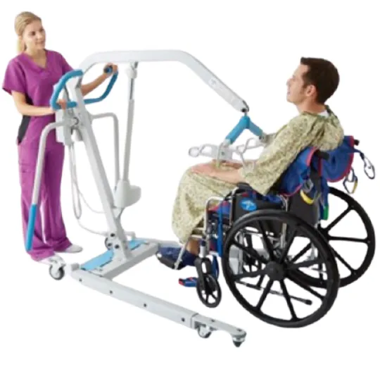 Medline Electric Hoyer Lift - Adjustable Base and 6-Point Cradle