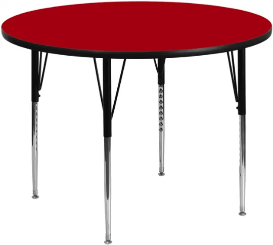 Flash Furniture 48 Circular Classroom Table With Durable Top