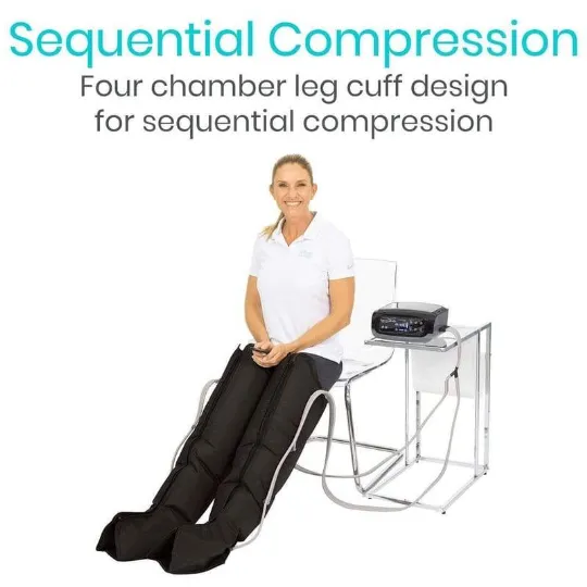 Sequential Compression Device - Leg Sleeves and Pump by Vive Health