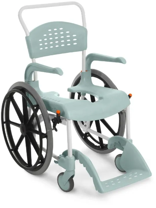 Etac Clean Self-Propelled Wheelchair Shower/Commode Combo Chair