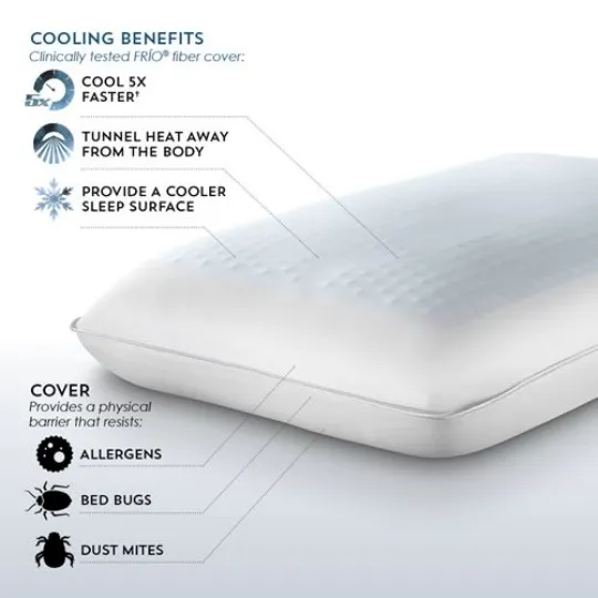 SUB-0 Replenish Antimicrobial Cooling Gel Pillow
