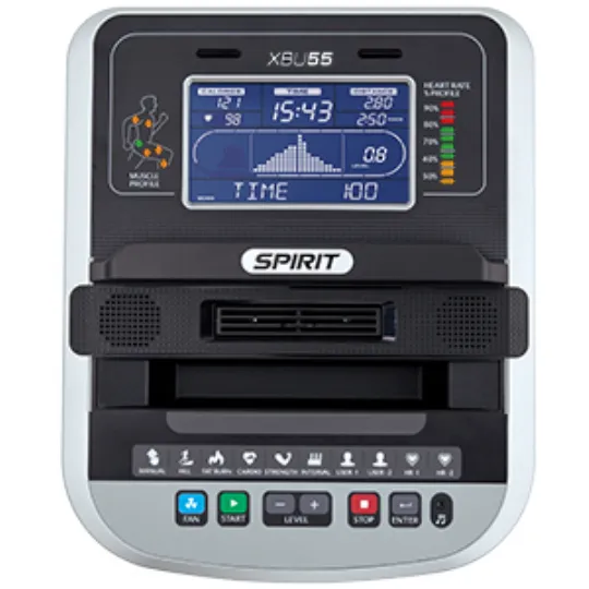 XBU55 Upright Stationary Exercise Bike by Spirit Fitness