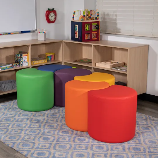 Flash Furniture Flexible Soft Seating for Classrooms - Crescent