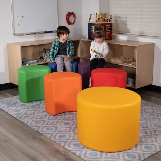 Flash Furniture Flexible Soft Seating for Classrooms - Flower Set