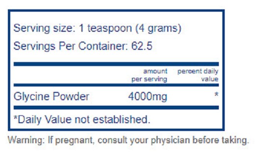 Glycine Powder Beverage Mix for Memory Health