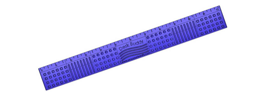 Desk Buddy Fidget Ruler for Tactile Stimulation