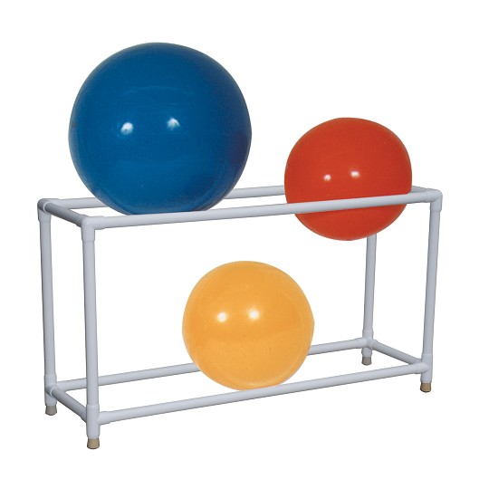 Stationary PVC Exercise Therapy Ball Rack
