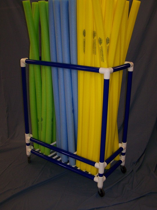 Pool Noodle Transport and Storage Cart