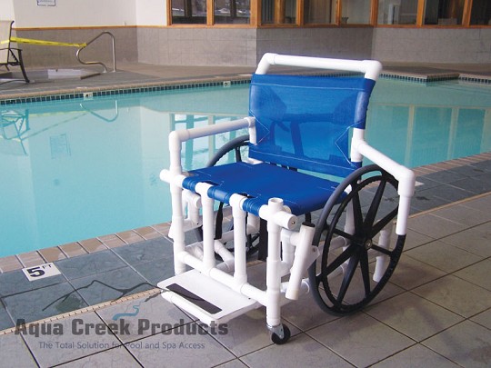 Aqua Creek Pool Access PVC Wheelchairs - FREE Shipping