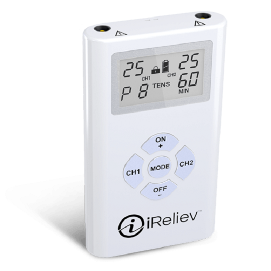 iReliev Pain Relief System Dual Channel Tens Unit