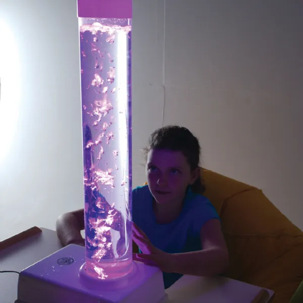 Tabletop Light Up Bubble Tube for Visual Stimulation