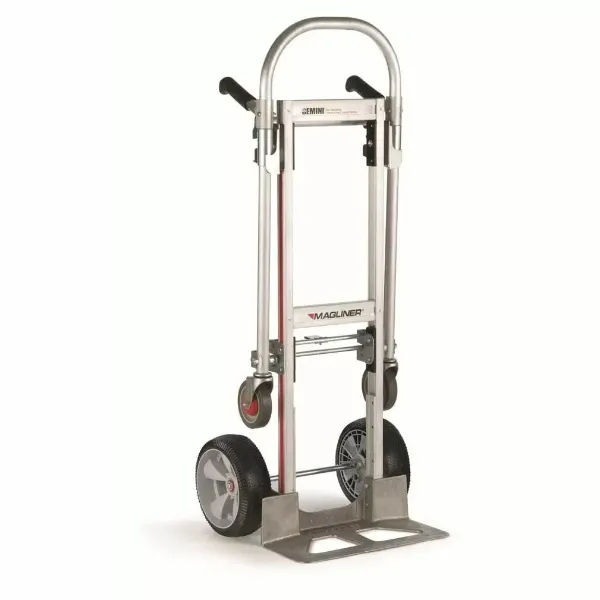 Convertible Hand Truck with Interlocking Microcellular Foam Wheels ...