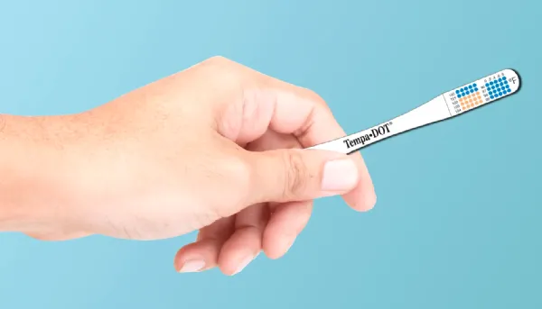 Bulk TEMPA DOT Single-Use Individually Wrapped Thermometers