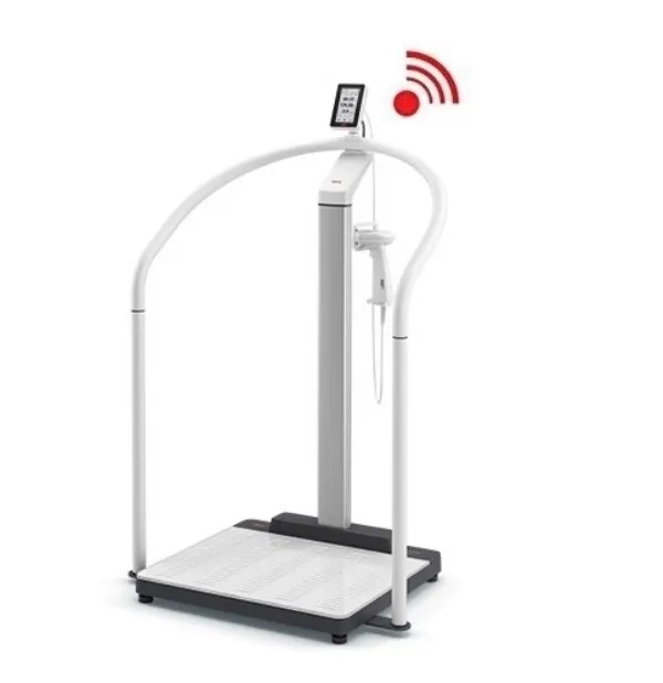 Bariatric EMR Hospital Scale with Handrail by Seca Scales