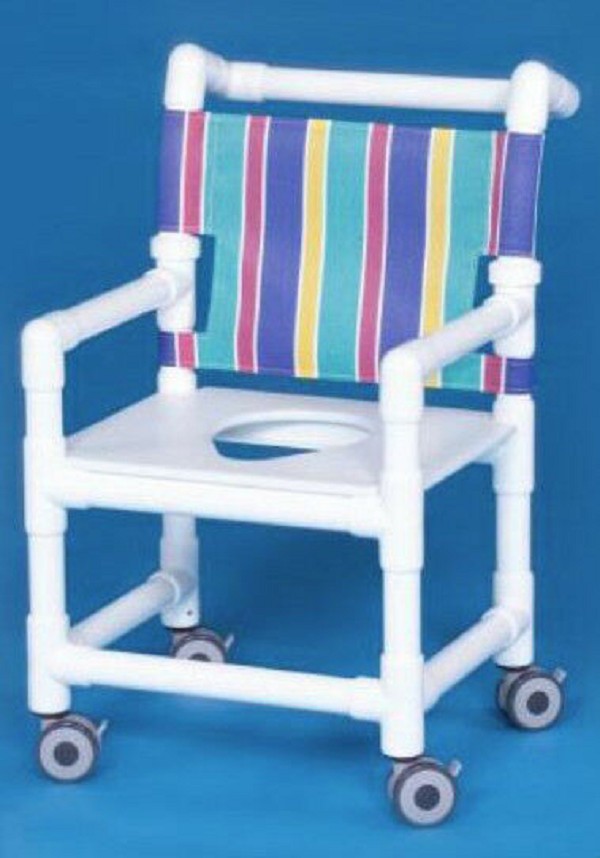 Pediatric Shower Commode Chair with Wheels by IPU