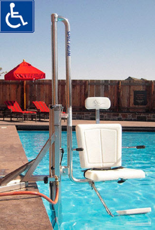 Lolo ADA Swimming Pool Lift by Spectrum Aquatics