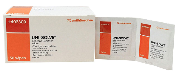 UniSolve Adhesive Remover Wipes - FREE Shipping