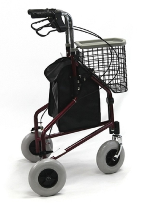 Lightweight 3 Wheel Rollator with Basket and Accessories Tote by Karman ...