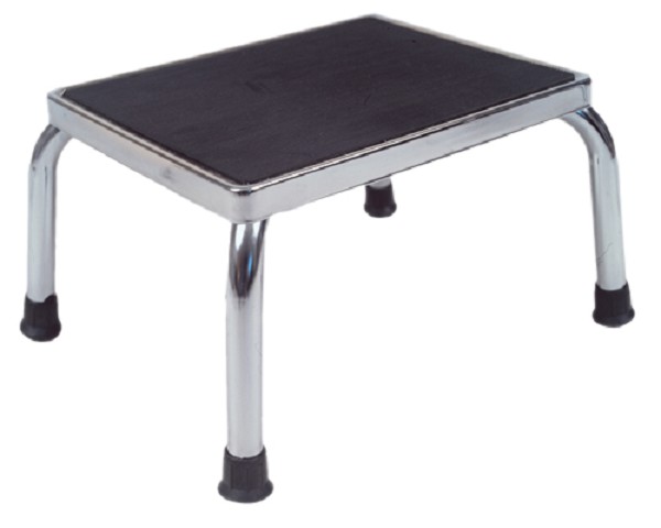 Non Skid Medical Steel Footstools with or without Handrail