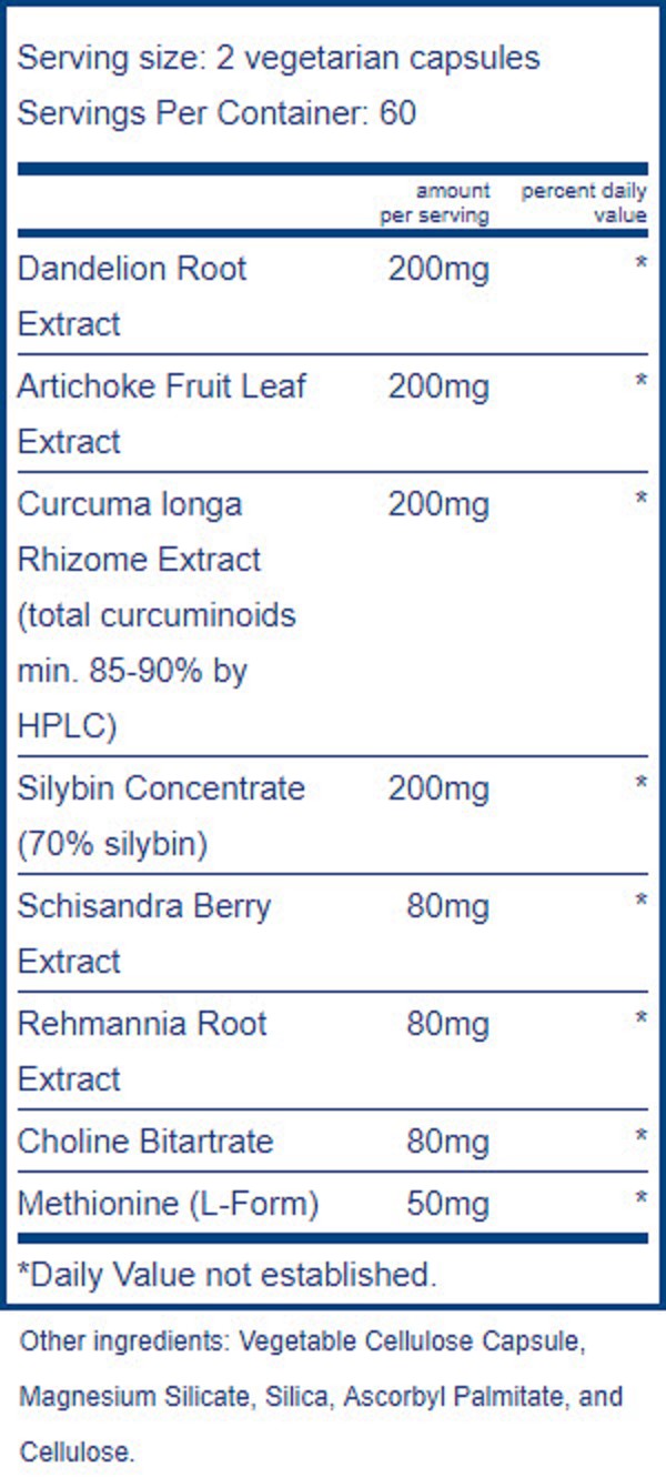 Liver Support Capsules For Healthy Liver Function