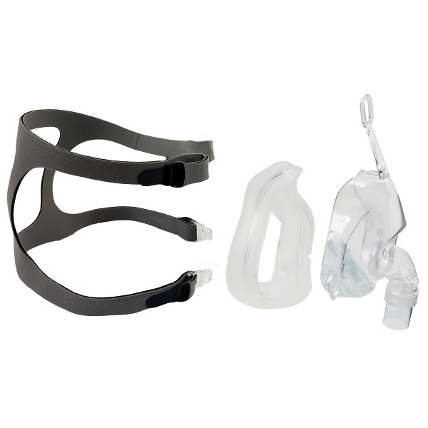 CPAP DreamEasy Full Face Mask Starter Kit with Headgear and Three Sizes