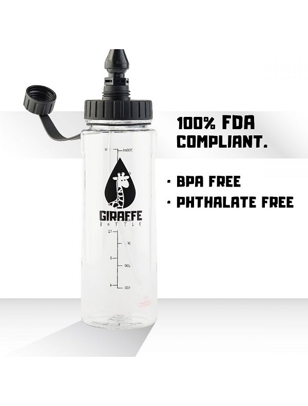 Giraffe Bottle Hands-Free Drinking System with Extended Neck & FREE ...