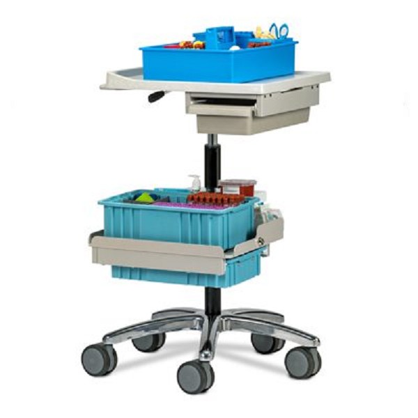 Store & Go Mobile Phlebotomy Cart by Clinton