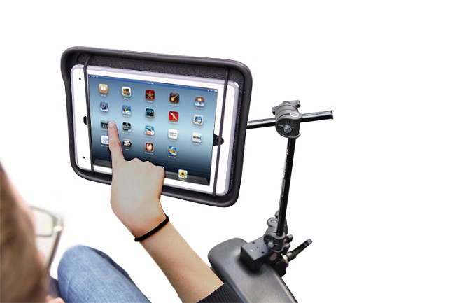 iPad Mounting System for Wheelchairs and Tables