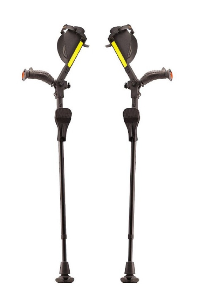 Ergobaum Royal Ergonomic Pain Reducing Forearm Crutches (Pair)